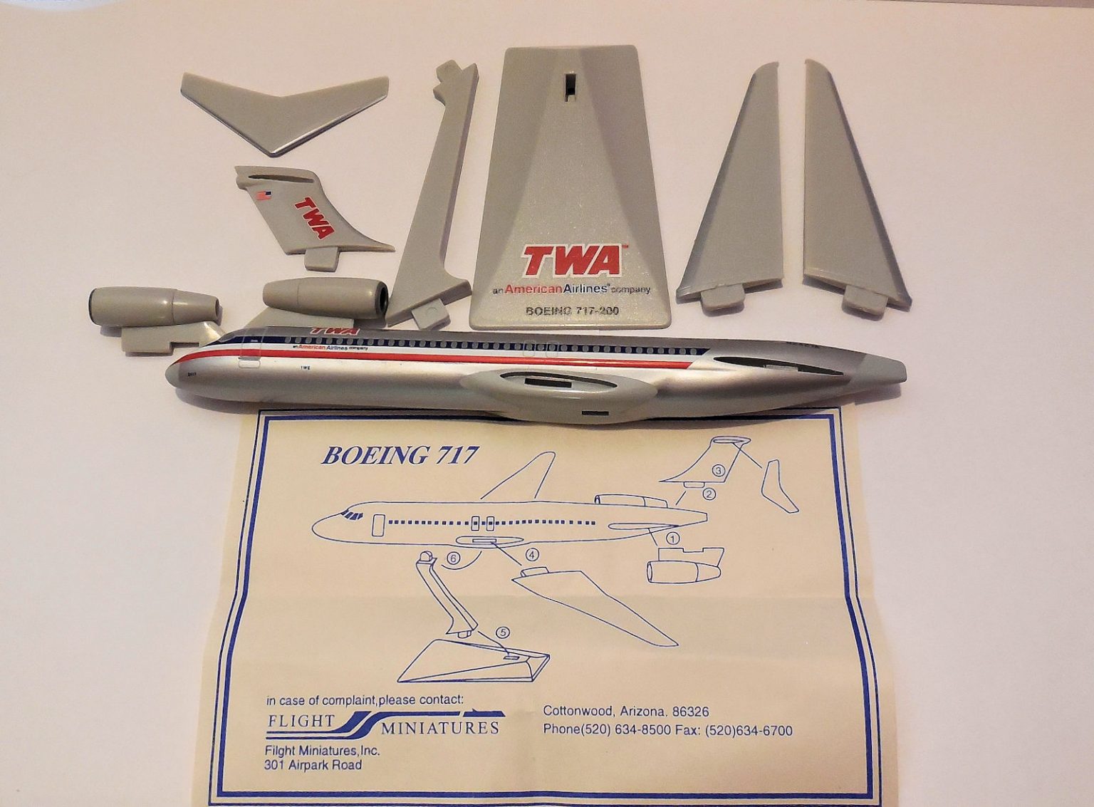 Boeing 717-200 TWA American Airlines AA Model - FlyRadius Store