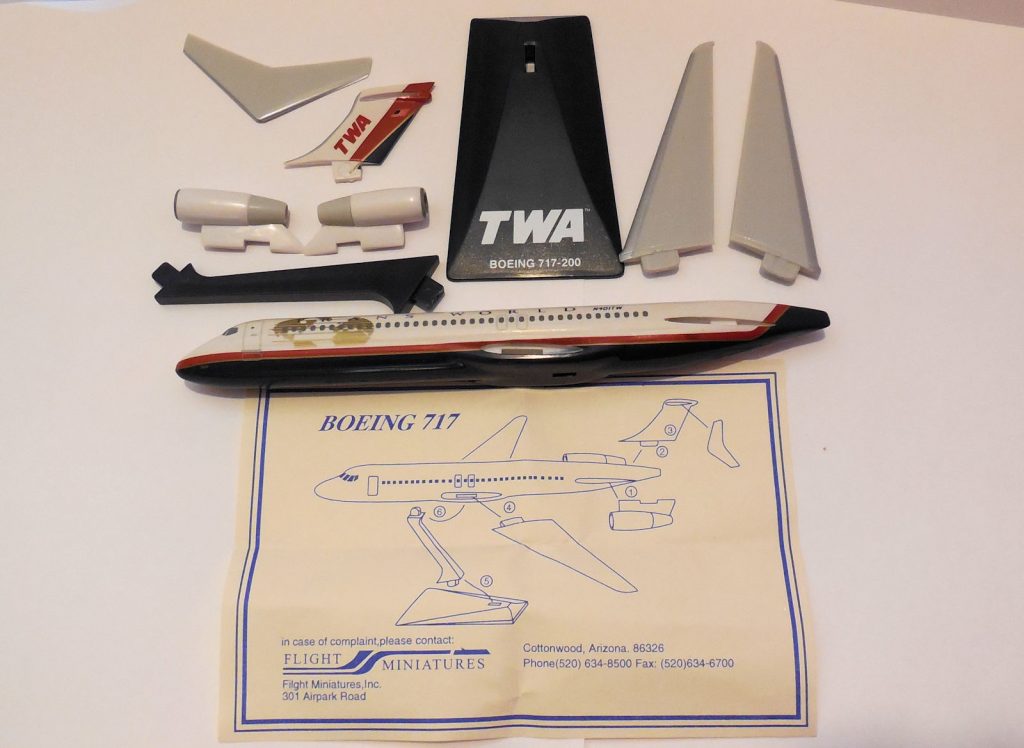 Boeing 717-200 TWA Trans World Airlines Model - FlyRadius Store